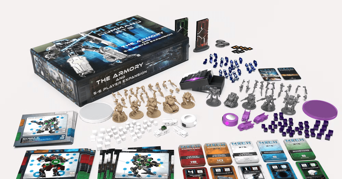 Mech Command RTS: The Armory and 5-6 Player Expansion | Board Game ...