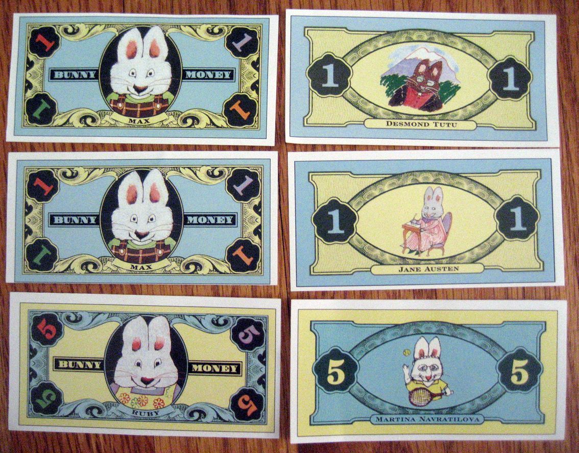 Bunny Money Printables