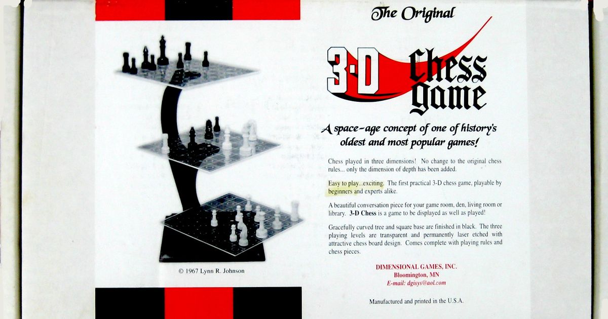 The Original 3-D Chess Game | Board Game | BoardGameGeek