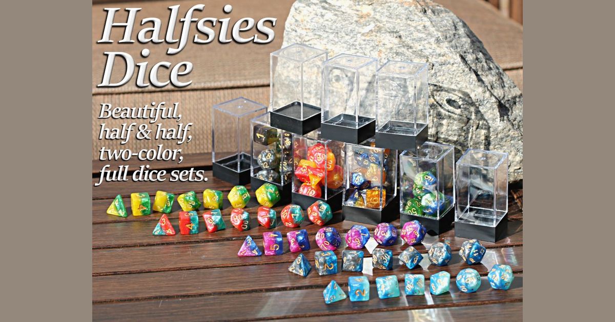 The King's Armory: Halfsies Dice | Board Game Accessory | BoardGameGeek