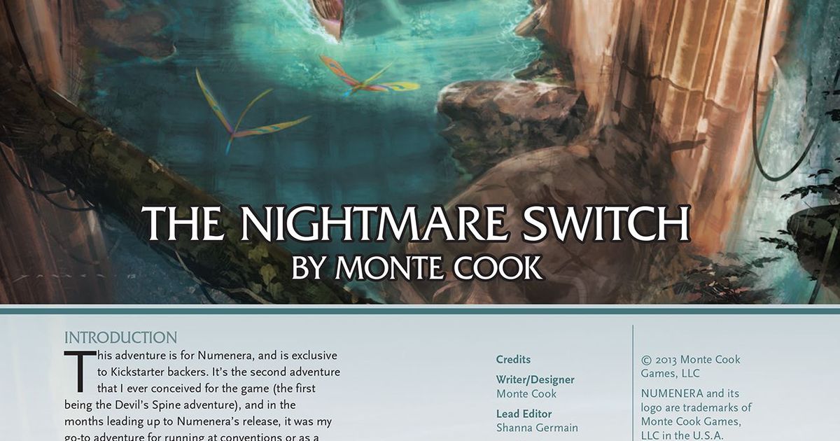 The Nightmare Switch | RPG Item | RPGGeek
