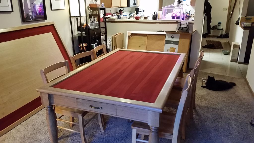 Our New Child! Or How To Spend A Year Making A Gaming Table!