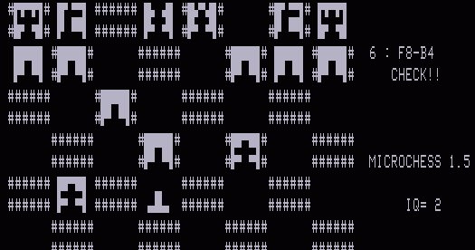 Microchess | Video Game | VideoGameGeek