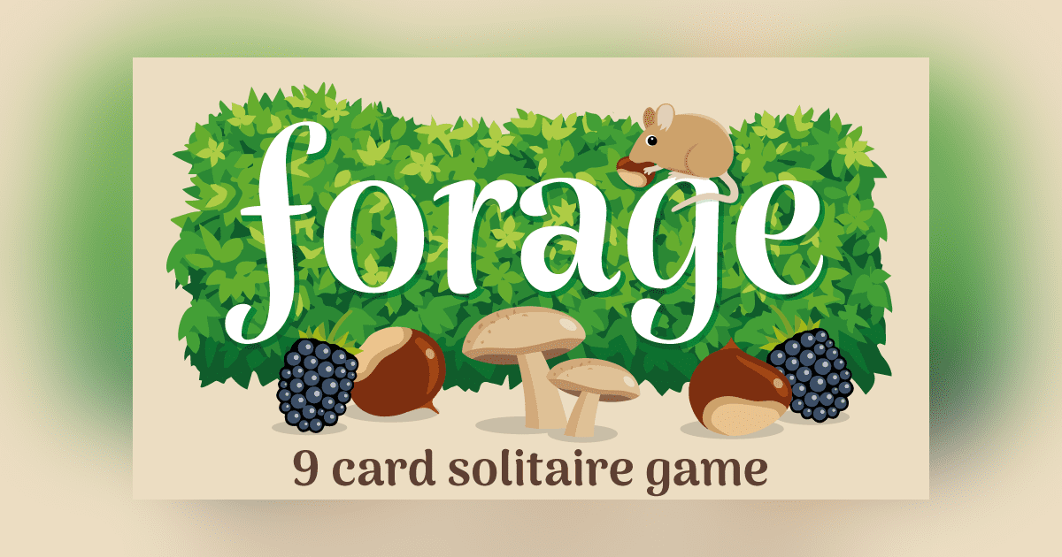 Forage: A 9 card solitaire game | Board Game | BoardGameGeek
