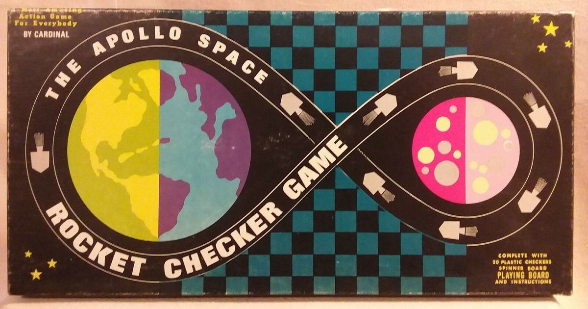 Apollo Space Rocket Checkers | Board Game | BoardGameGeek