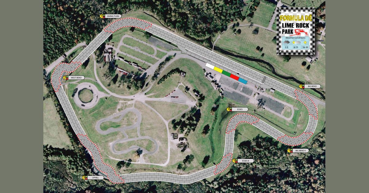 Formula Dé: Lime Rock Park | Board Game | BoardGameGeek