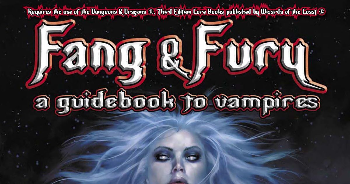 Fang & Fury | RPG Item | RPGGeek