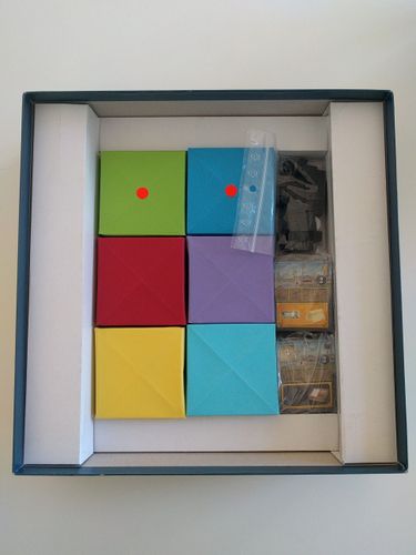 Origami storage for board games