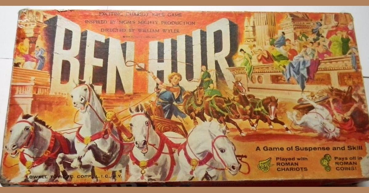 Ben-Hur Chariot Race Game | Board Game | BoardGameGeek