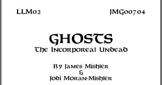 Ghosts: The Incorporeal Undead | RPG Item | RPGGeek