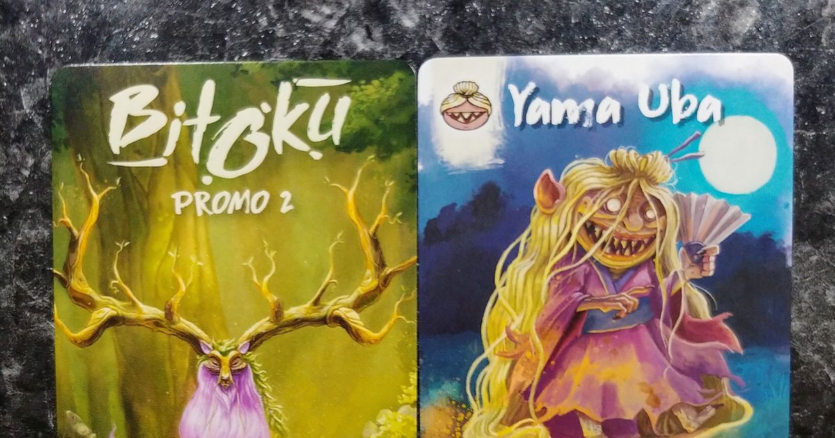 Bitoku: Promo 2 – Yama Uba & Meijo Promo Cards | Board Game | BoardGameGeek