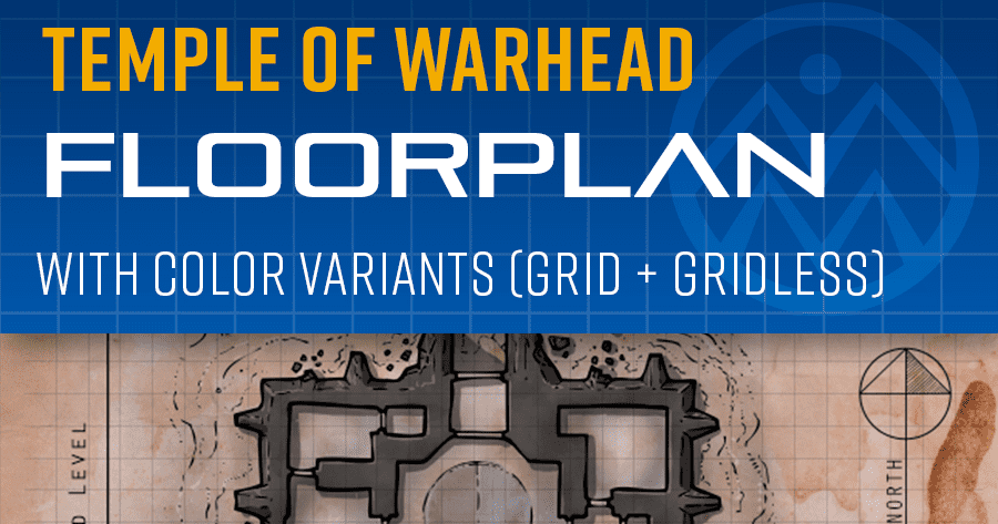 Temple of Warhead Floorplan | RPG Item | RPGGeek
