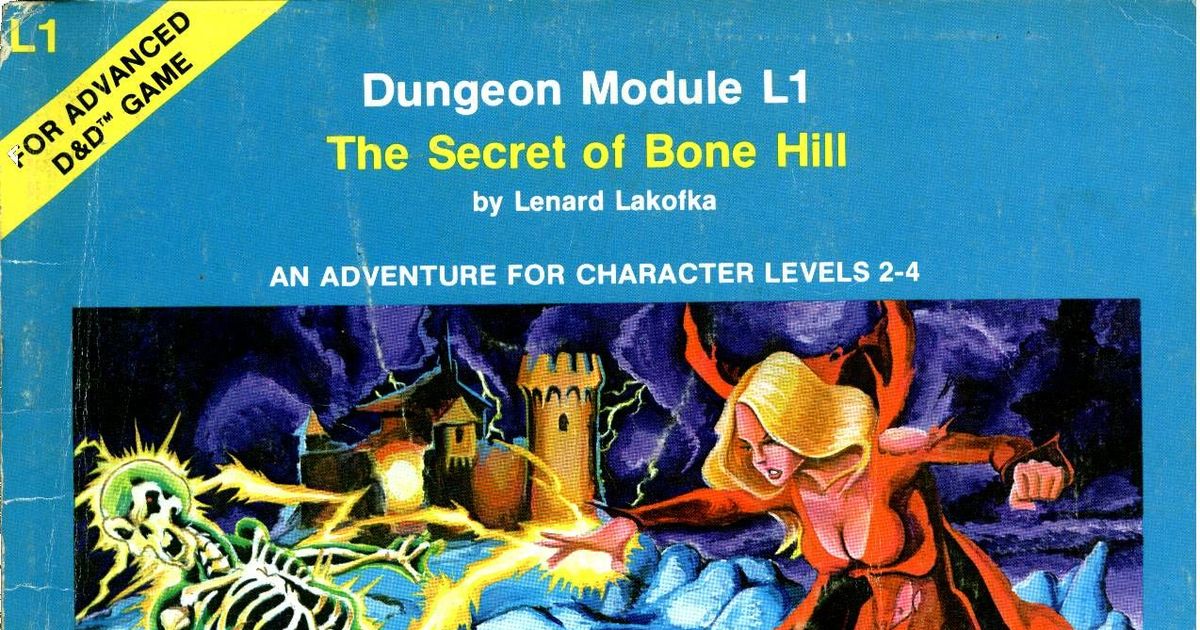 L1: The Secret of Bone Hill | RPG Item | RPGGeek