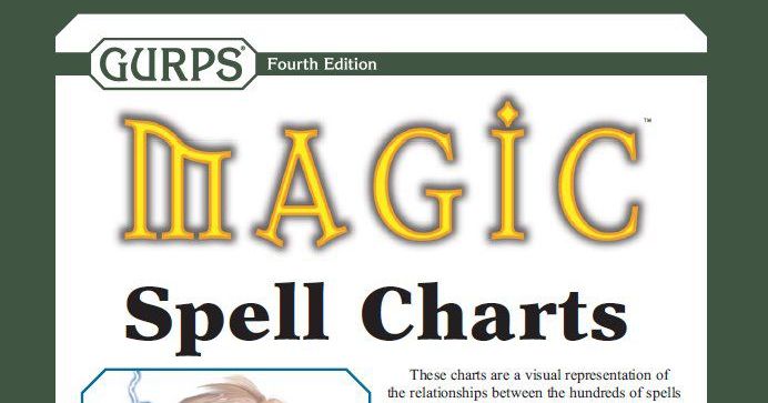 GURPS Magic Spell Charts | RPG Item | RPGGeek