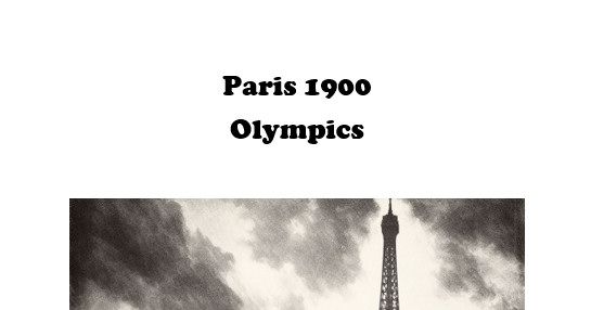 Paris 1900 Olympics | Board Game | BoardGameGeek