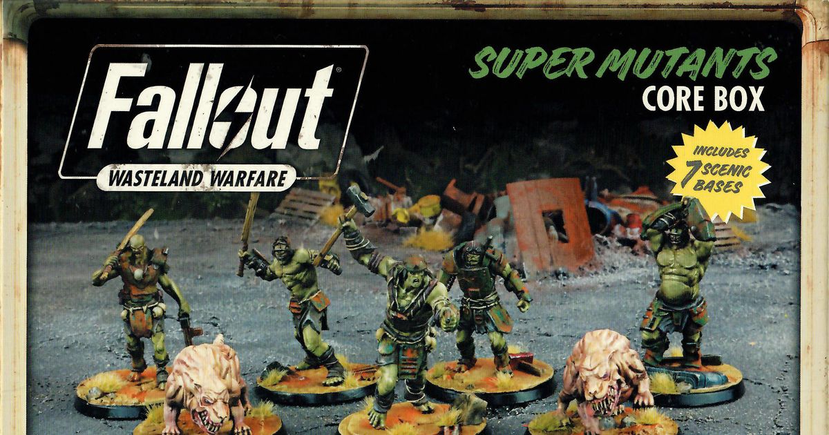 Fallout: Wasteland Warfare – Super Mutants Core Box | Board Game ...