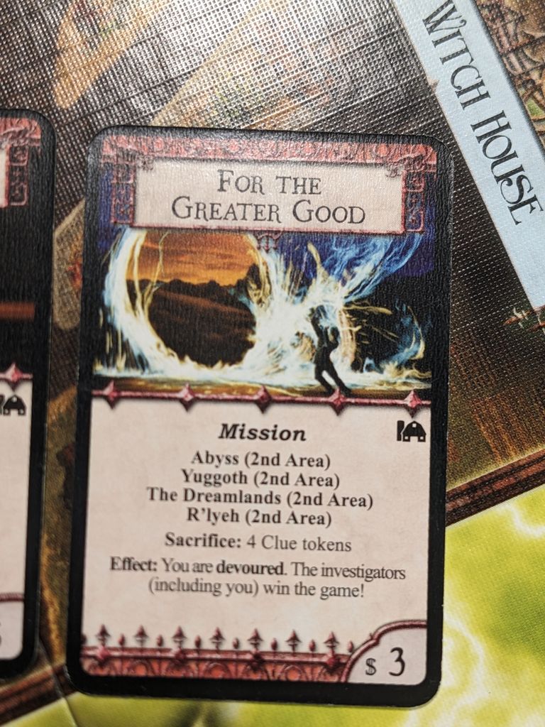 For the greater good / play with DW Horror without DW Board | Arkham Horror