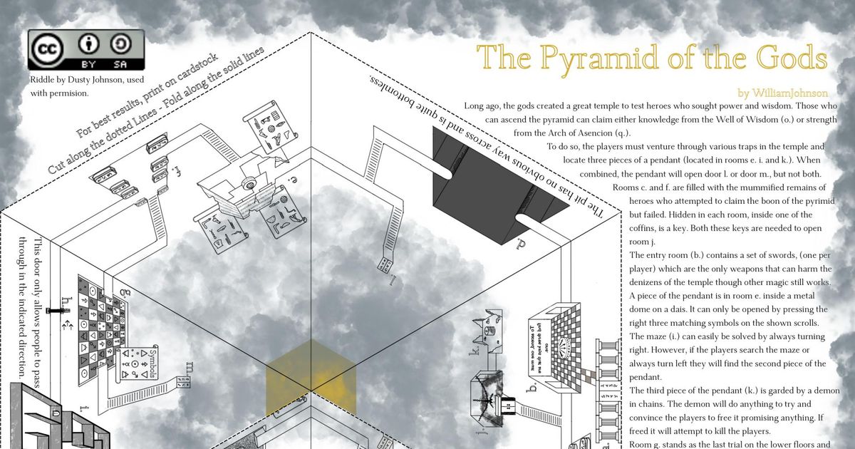 The Pyramid of the Gods | RPG Item | RPGGeek