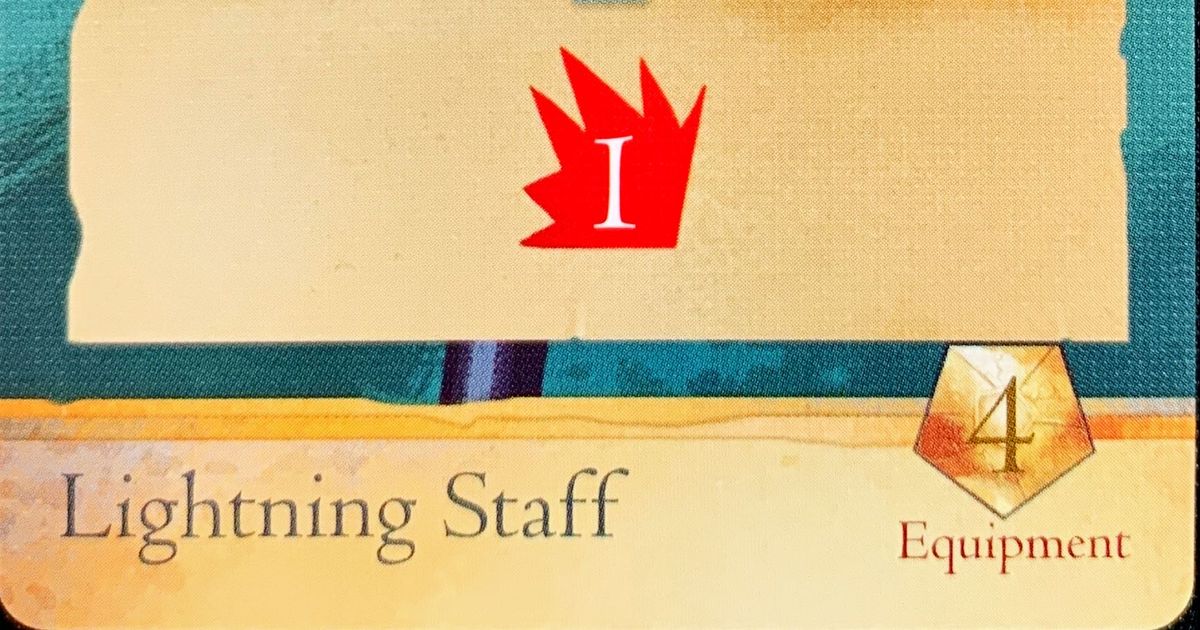 Sleeping Gods: Lightning Staff Promo Card | Board Game | BoardGameGeek