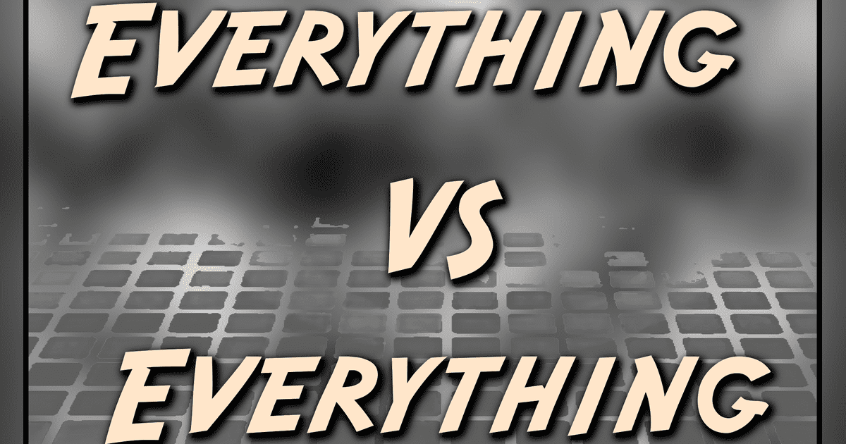 Everything vs. Everything | Board Game | BoardGameGeek