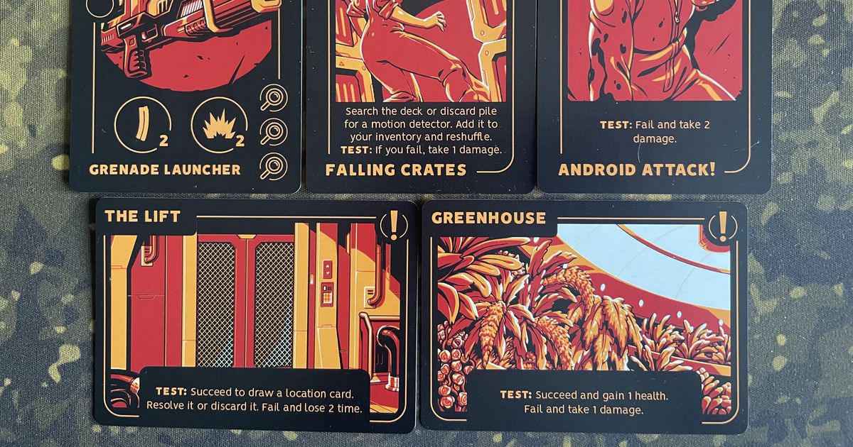 Hunted: Mining Colony – 415 Promo Cards | Board Game | BoardGameGeek