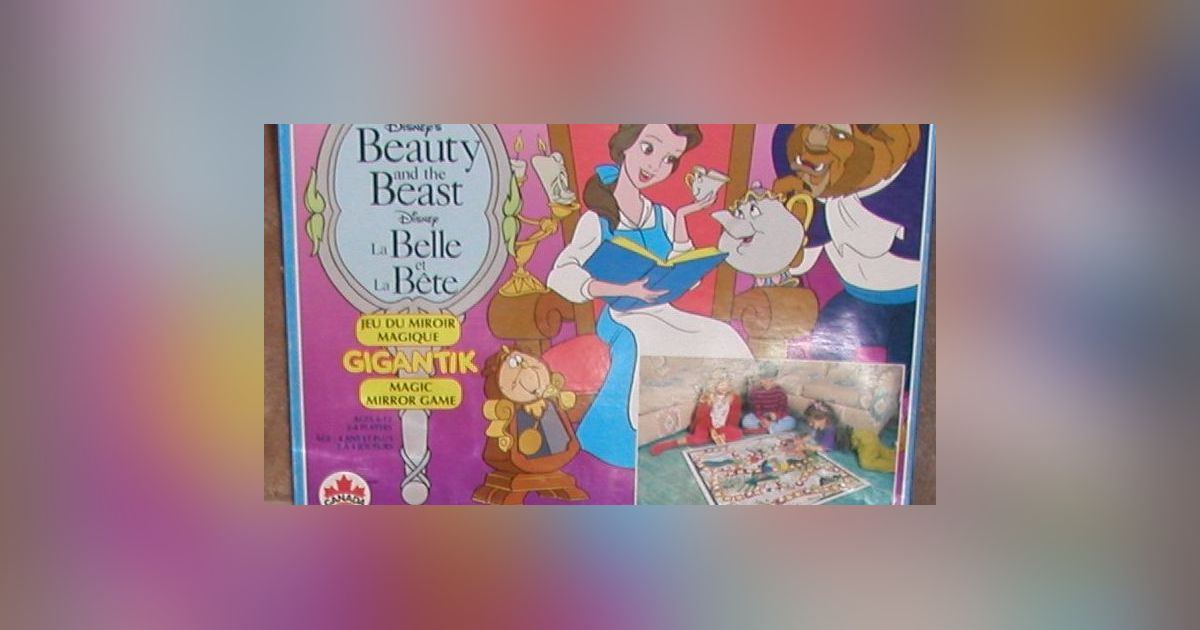 Beauty and the Beast Gigantic Magic Mirror Game | Board Game ...