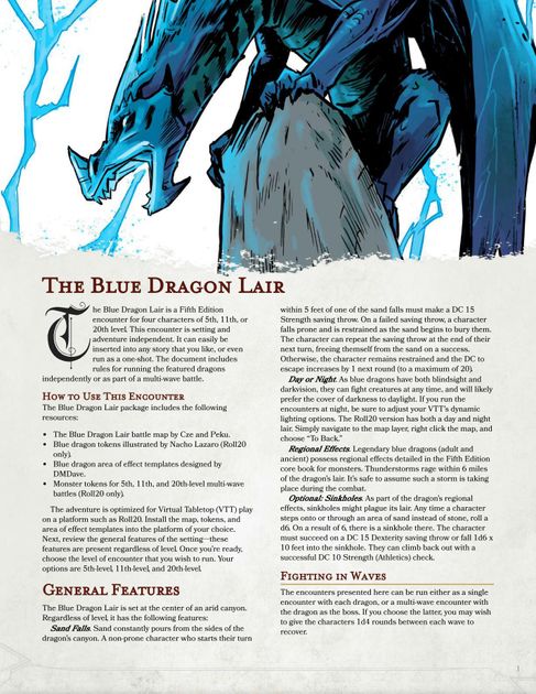 The Blue Dragon Lair | RPG Item | BoardGameGeek