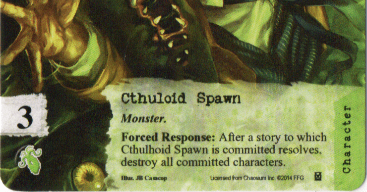 Call of Cthulhu: The Card Game – Alternate Art Cthuloid Spawn | Board ...