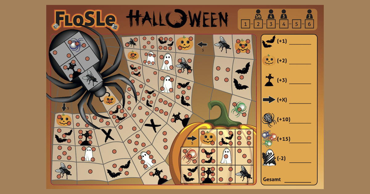 Remake: Dizzle Halloween | Juegos Roll & Write | BoardGameGeek