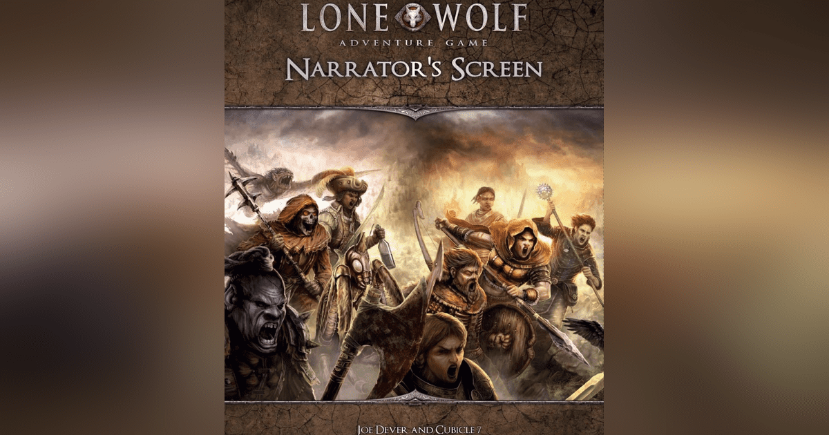 Narrator's Screen (Lone Wolf Adventure Game) | RPG Item | RPGGeek