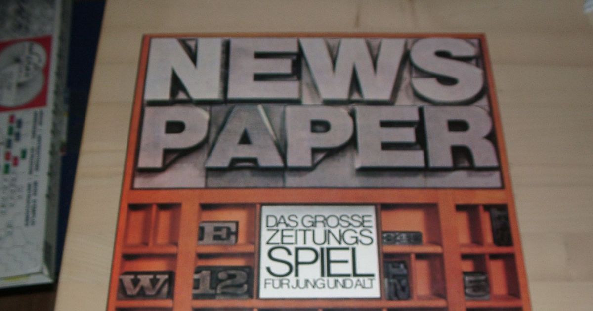 News Paper | Board Game | BoardGameGeek