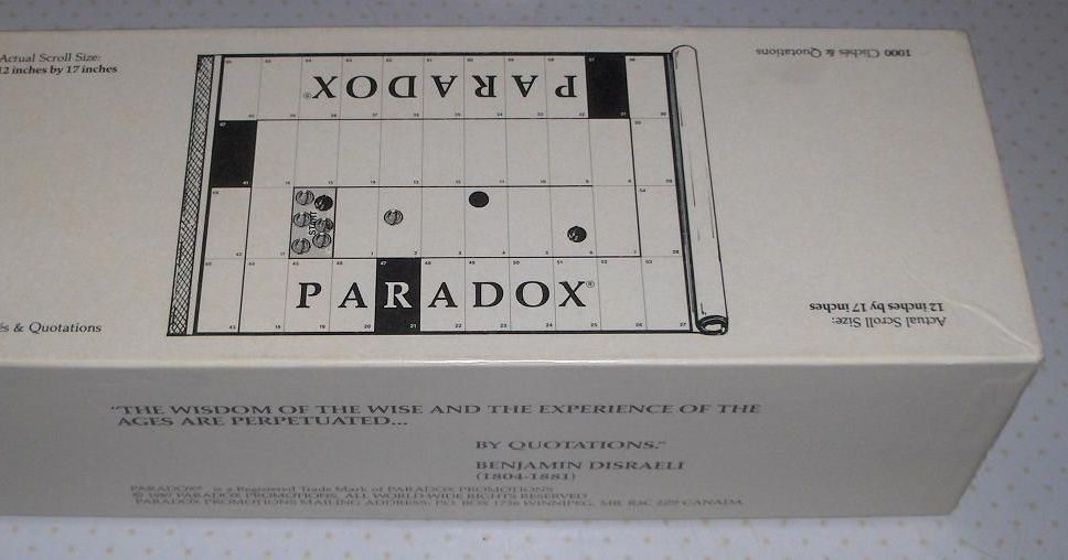 Paradox | Board Game | BoardGameGeek