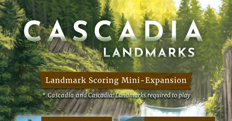 Cascadia: Landmarks – Landmark Scoring Mini-Expansion | Board Game | BoardGameGeek