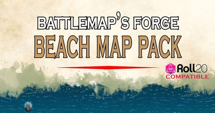 Battlemap's Forge: Beach Map | RPG Item | RPGGeek