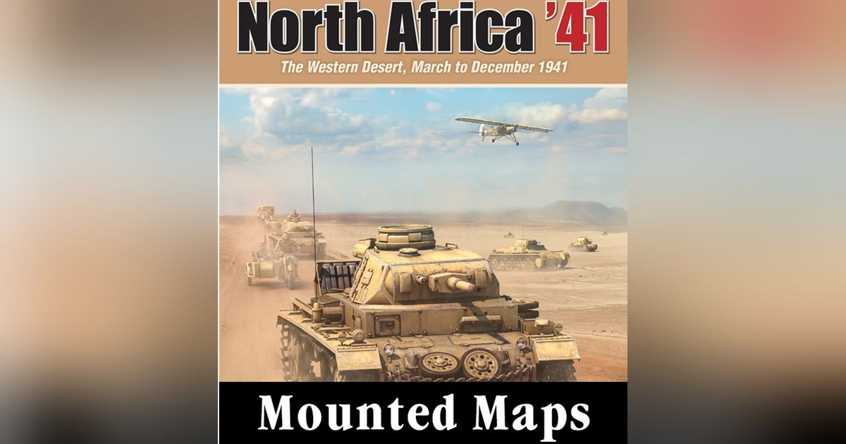 North Africa '41: Mounted Maps | Board Game Accessory | BoardGameGeek