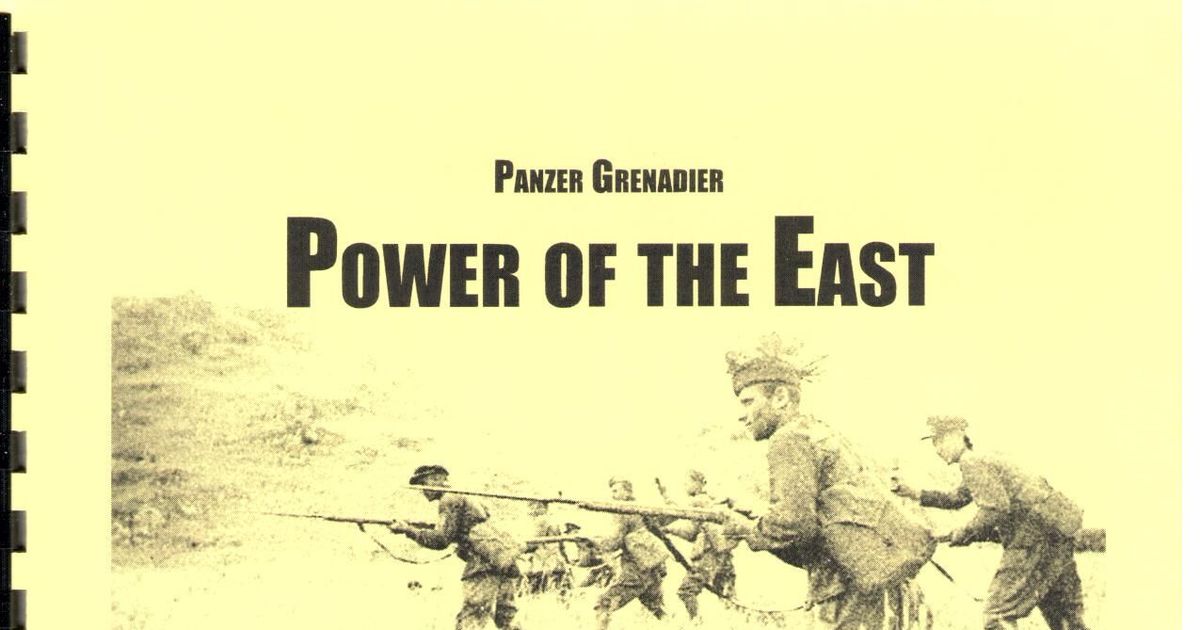 Panzer Grenadier: Power of the East | Board Game | BoardGameGeek