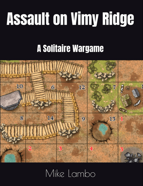 NEW MAP ART AUGUST 2024 | Assault on Vimy Ridge: A Solitaire Wargame