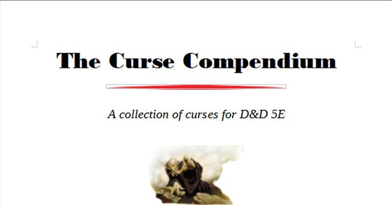 The Curse Compendium | RPG Item | RPGGeek