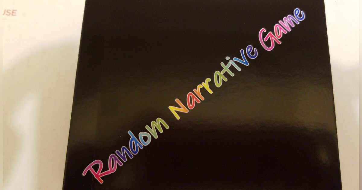 Random Narrative Game | Board Game | BoardGameGeek