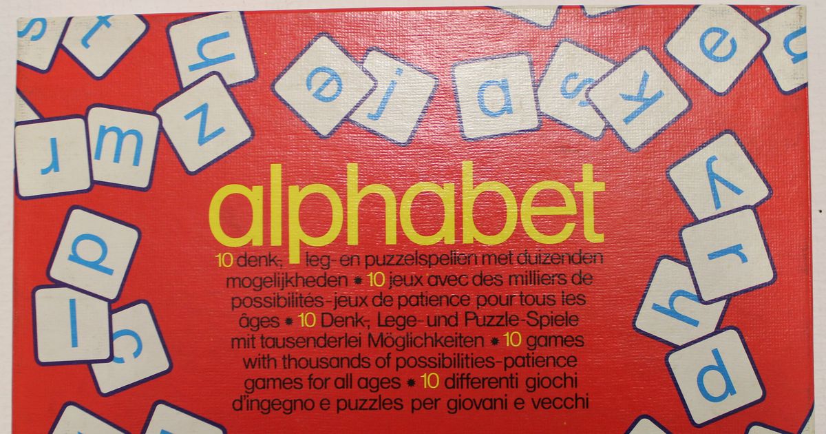 Alphabet | Board Game | BoardGameGeek