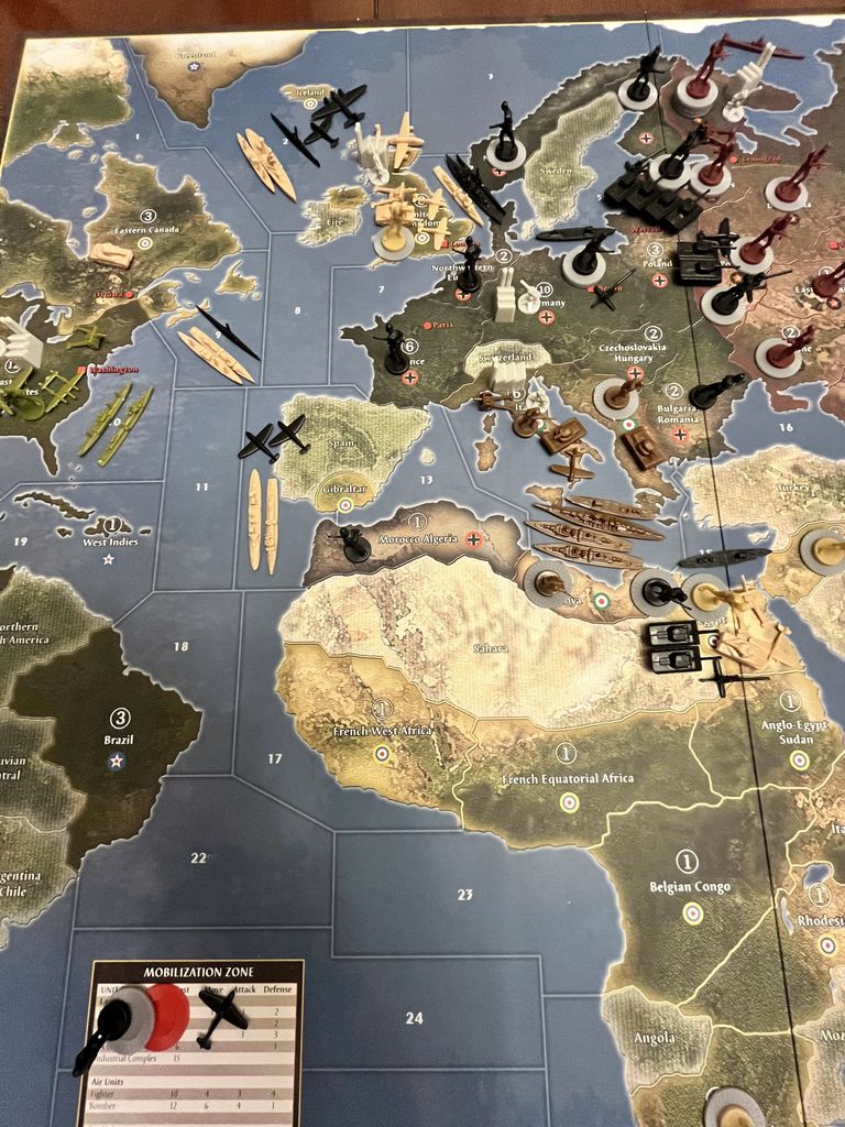 Germany/Japan First Turn Strategies, 1941 Setup | Axis & Allies ...