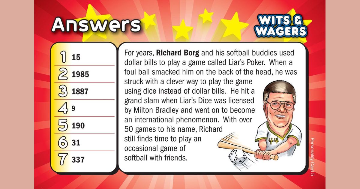 Guide To The C&C Games of Richard Borg | Wits & Wagers: Richard Borg ...