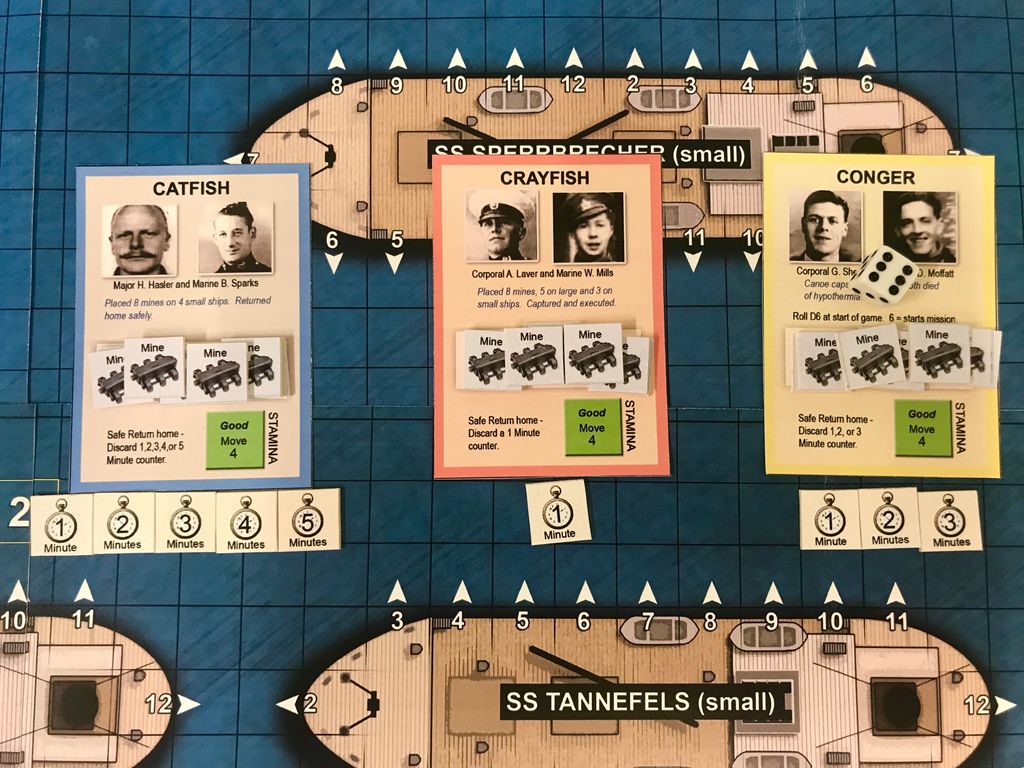 Game setup | Cockleshell Heroes: Operation Frankton, December 11, 1942