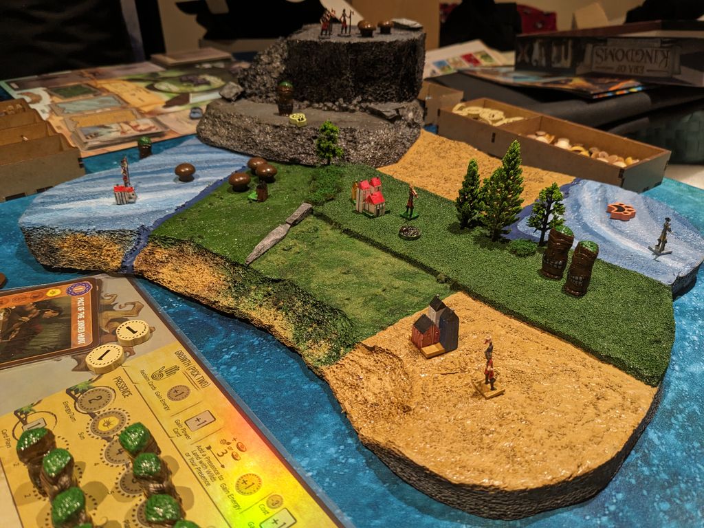 Homemade 3d island board | Spirit Island