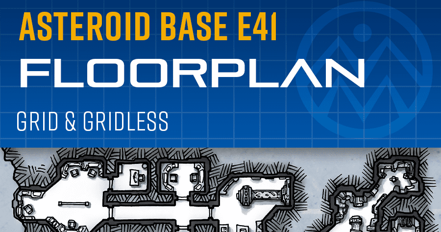 Asteroid Base E41 Floorplan | RPG Item | RPGGeek