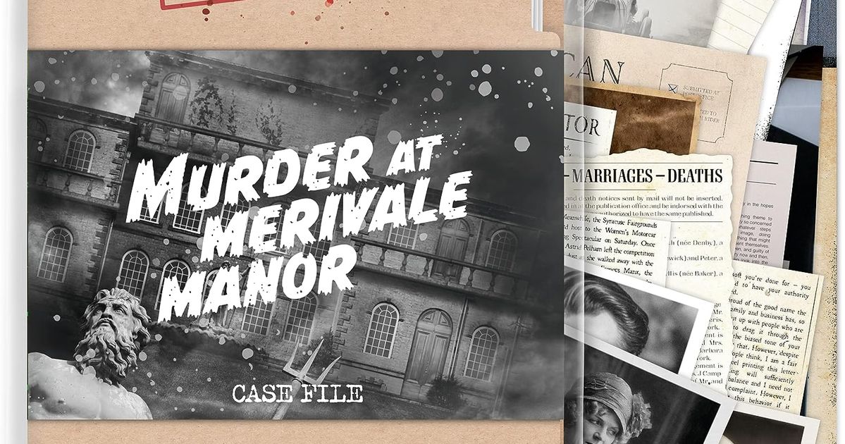 Murder at Merivale Manor | Board Game | BoardGameGeek