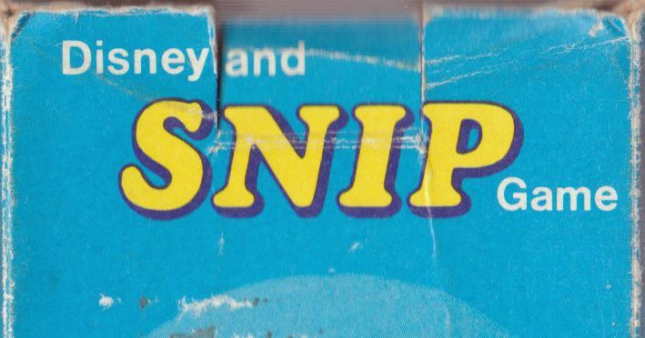 Disneyland Snip Game | Board Game | BoardGameGeek