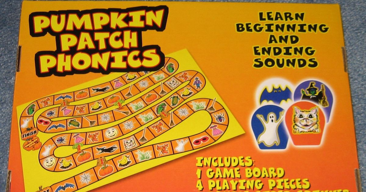 Pumpkin Patch Phonics | Board Game | BoardGameGeek