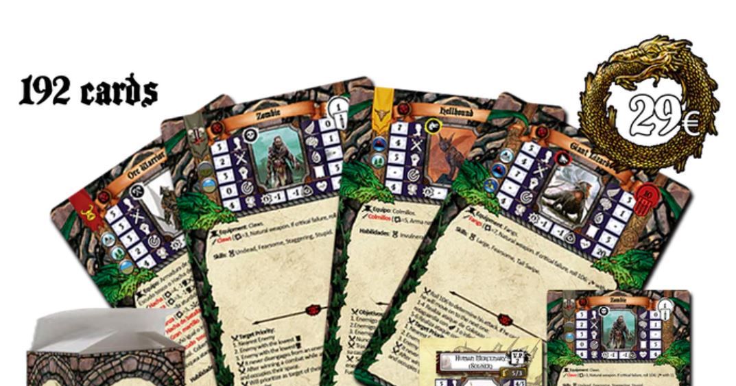 Dungeon Universalis: Bestiary Cards & Legendary Encounters | Board Game ...