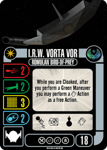 Star Trek: Attack Wing – I.R.W. Vorta Vor: Collective OP Blind Booster ...